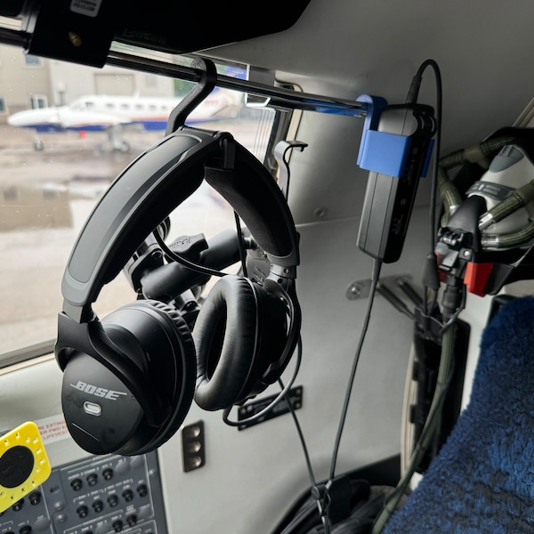 Bose A30 Boeing 737 Headset Control Hanger and Hook Set Vertical ...