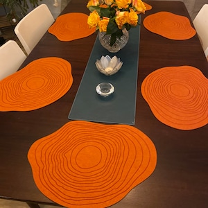 Large Round Pad / Felt Table Cover / Different Sizes Mat - Etsy