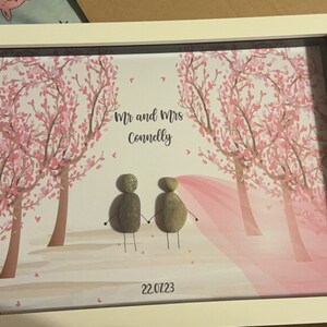 Personalised Balloon Family Tree Pebble Picture Framed - Etsy UK