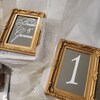 Gold Vintage Mirror Wedding Table Number Frame - Baroque Ornate - Etsy