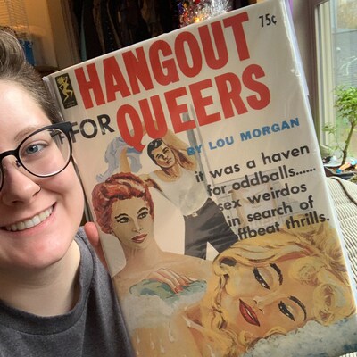 Hangout for Queers 10x15 Giclée Canvas Print of Gay Pulp Paperback - Etsy