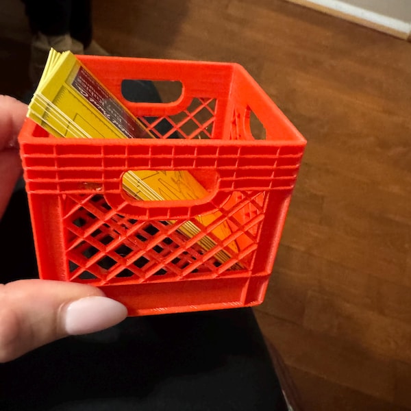 Mini Milk Crate - Etsy