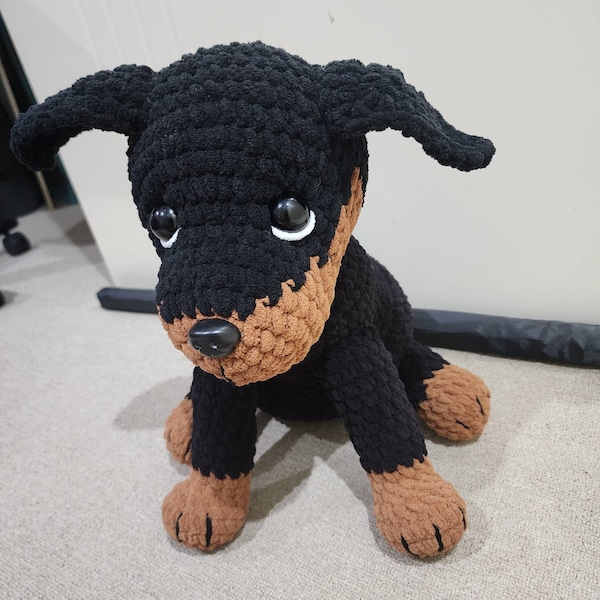 Bundle of 2 Crochet Patterns/ Amigurumi Pattern Crochet Dog/ Rottweiler ...