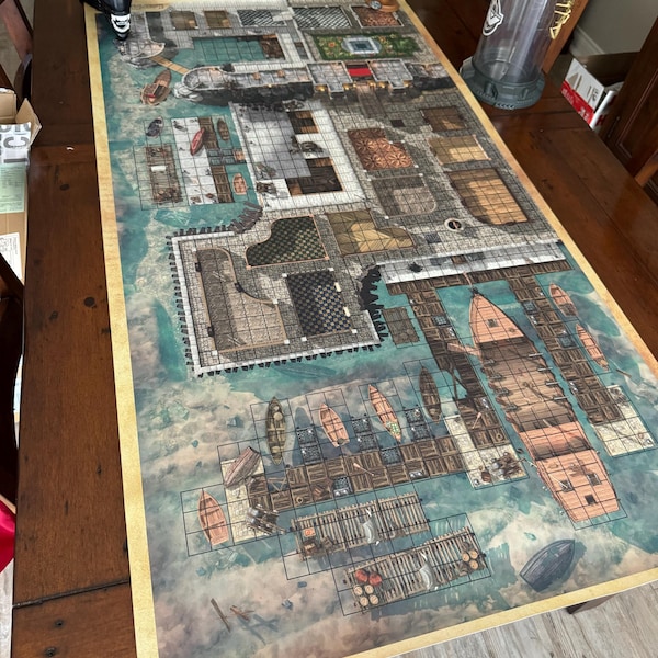 Heroquest Mat - Playmat Custom, Dnd Battle Map for Tabletop Gaming ...