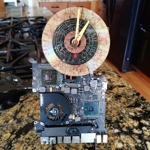 Vintage Punched Computer Punch Card on Mini CD on Circuit - Etsy