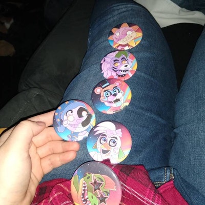 Five Nights at Freddys: Security Breach Button Set - Etsy