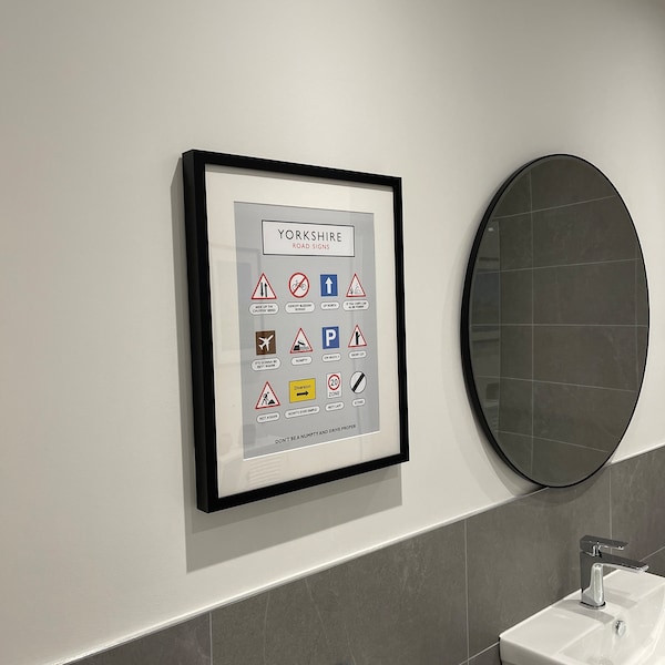 Yorkshire Beer Chart Print, Yorkshire Slang, Yorkshire Print, Yorkshire ...