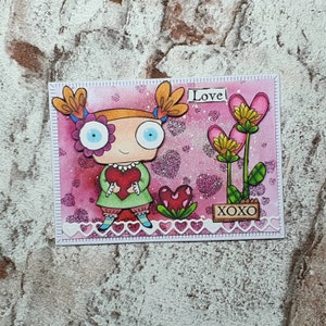 Hello June Whimsical Summertime Gal With Accent Images and - Etsy