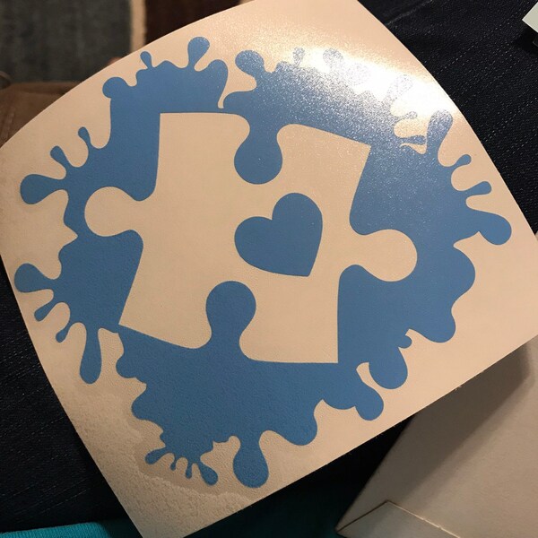 Autism Decal | Autism Puzzle Piece | Autism Awareness | Puzzle Decal ...