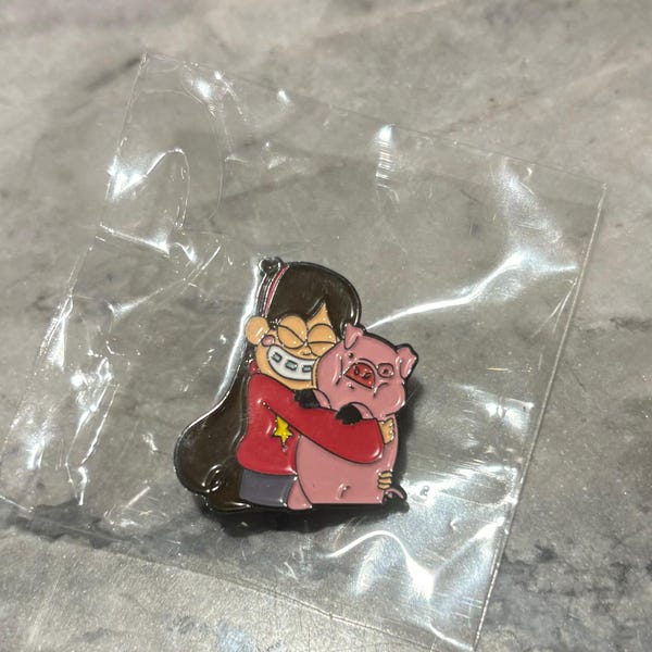 Gravity Falls Waddles Animation Pins Mystery Enamel Pins Cute Enamel Pins Set Cartoon Lovers ...