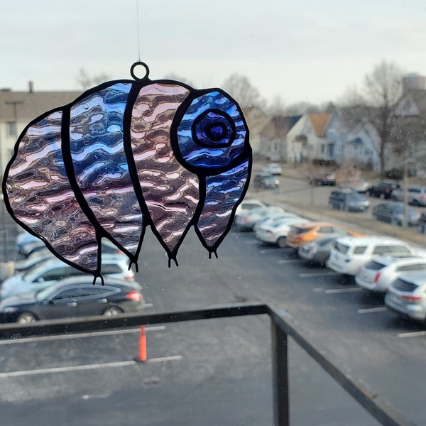 Handmade Stained Glass Shark Jaws, Shark Decor, Shark Teeth, Shark Art ...