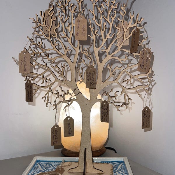 MDF Family Tree Kit Complete With 20 Blank Hearts - Etsy UK