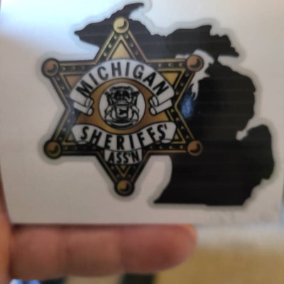 Michigan State Police Highway Patrol. Police Reflective Vinyl Decal ...