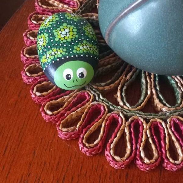 Custom Dot Art Mandala Heart Stones, Small Gift, Garden Decor - Etsy