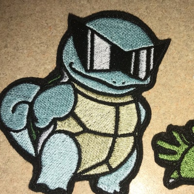 Squirtle Squad Pokemon Inspired 4 Iron-on Patch - Etsy
