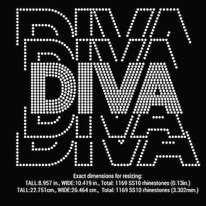 12in. Pattern Scattered Gradient Rhinestone Template - Etsy