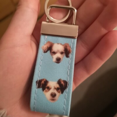 Mini 3 Custom Pet Head Keyfob / Keychain Dog, Cat, Animal, Gift, Photo ...