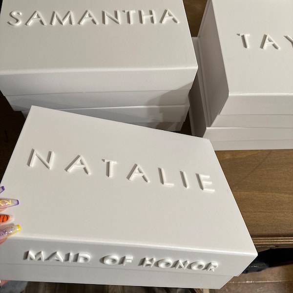 Luxury Personalized Gift Box | Keepsake Box | Wedding Party Gift ...