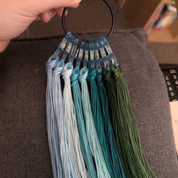 PIPSQUEAKS Acrylic Thread Drops Floss Drops Organiser Drop for Cross ...