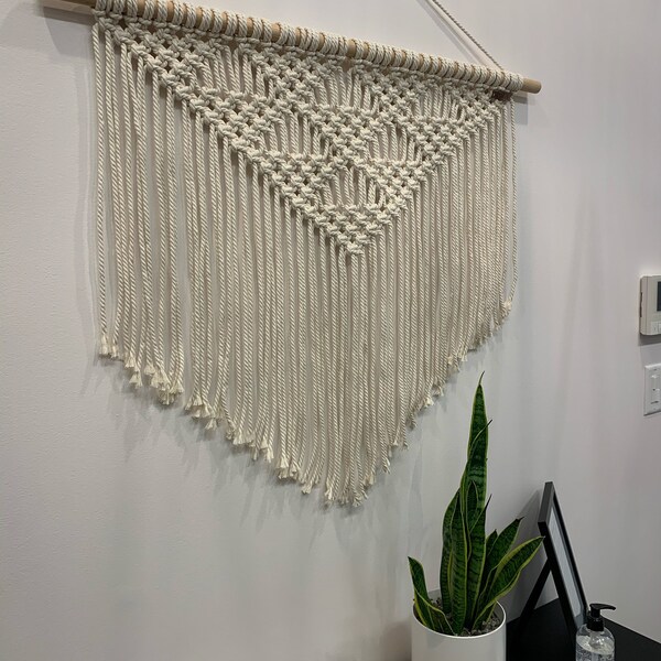 Macrame Wall Hanging, Custom Colors and Size for Your Interior Design ...