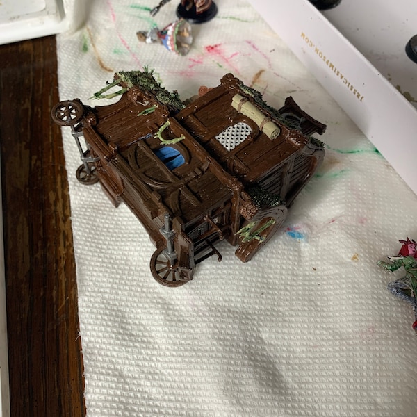 Satyr Wagon - Unpainted Miniature - Etsy