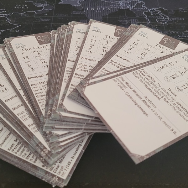 ARCANE ARCHER CARDS for Dnd 5e | Form Fillable Pdfs Included | Dungeons ...