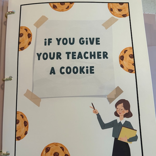 If You Give Your Teacher A Cookie - Etsy