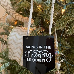 Meeting Sign / Door Sign Acrylic Banner / Acrylic Hanging Sign / WORK ...