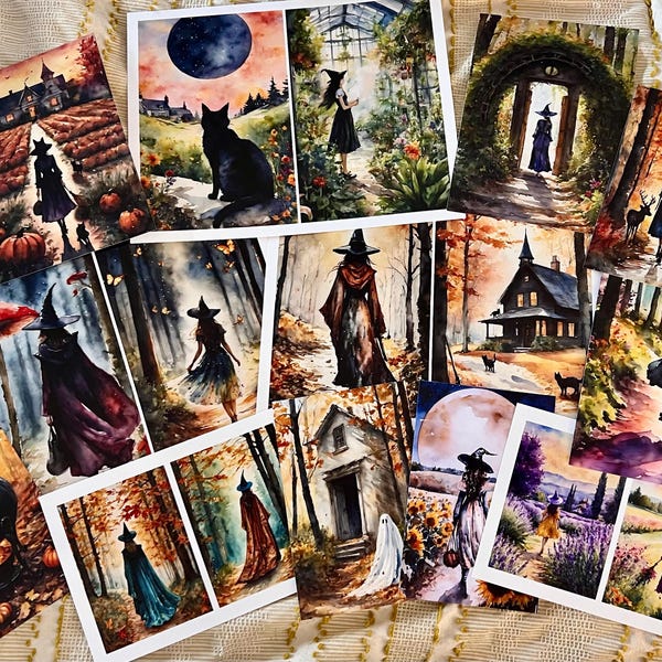 THE THREE SISTERS ~ Altar Print (download Only) ~ Witchy Watercolour ...