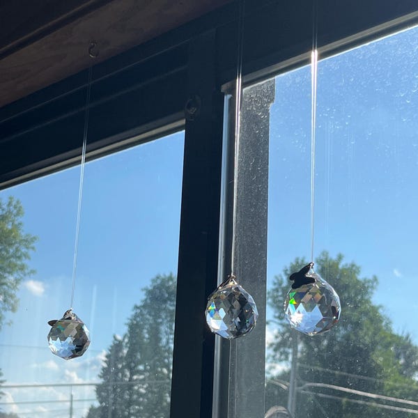 Rainbow Maker,prism Crystal Suncatcher, Window Decoration, Hanging ...