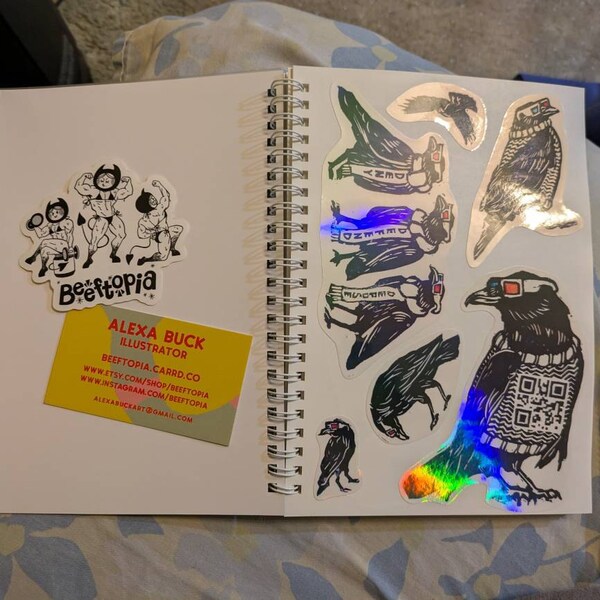 Chaotic Collector Sticker Book | Reusable 50 Page A5 Junk Journal ...