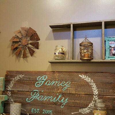 12 Rustic Windmill Wall Decor-rustic Farmhouse Windmill-solid Steel ...