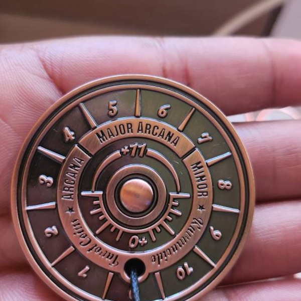 Tarot Wheel-unique Tarot Deck Coin, Fully Functional Spinning Tarot ...