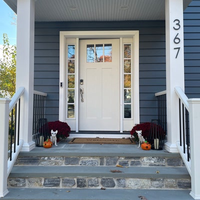 3 Inch Modern House Numbers Letters - Etsy