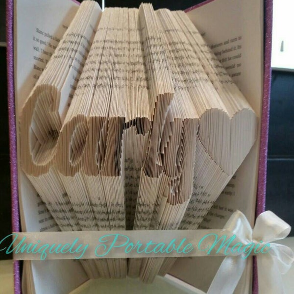 Book Folding ALPHABET 5 - Medium Fancy Font - Book Folding Patterns ...