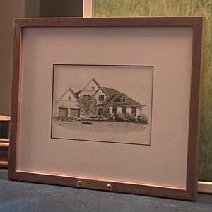 Custom House Drawing, House Illustration, Watercolor House Painting ...