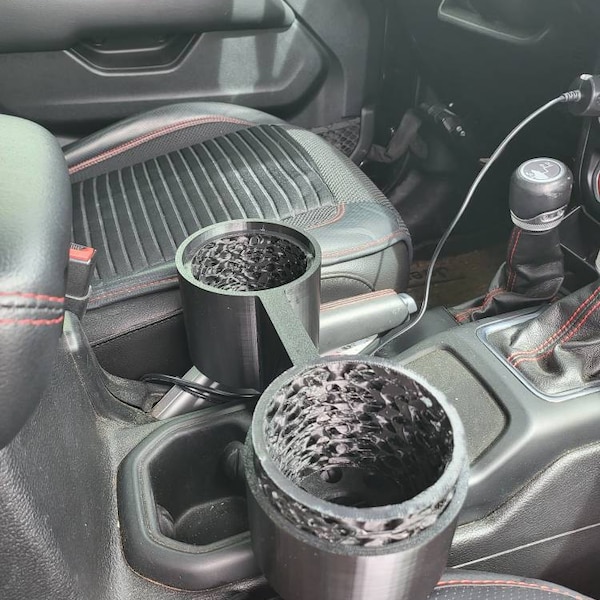 The Original Double 3rd Cup Holder for Jeep JL Wrangler and Gladiator ...