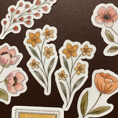 Clear Yellow Rainbow Sticker 2.5x2.5in. - Etsy