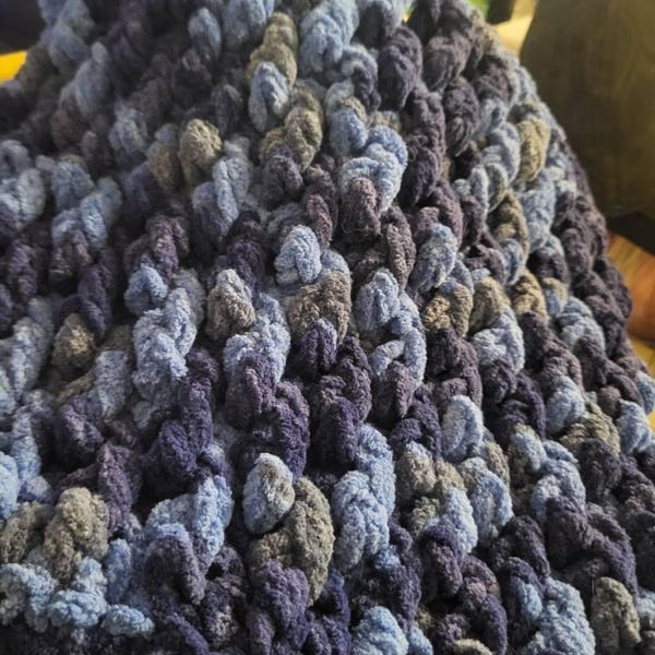 CROCHET PATTERN & Photo Tutorial / Modern Crochet Blanket / the Chunky ...