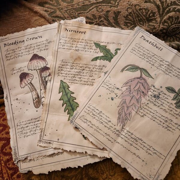 Skyrim Inspired Nirnroot Ingredient Reagent - Alchemy - Etsy