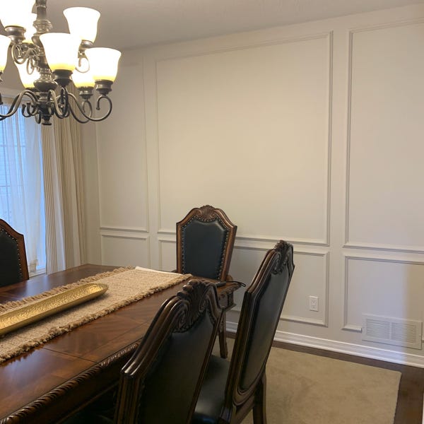Pre-cut Wall Molding Kit: Ready to Assemble, Primed Wall Paneling - Etsy