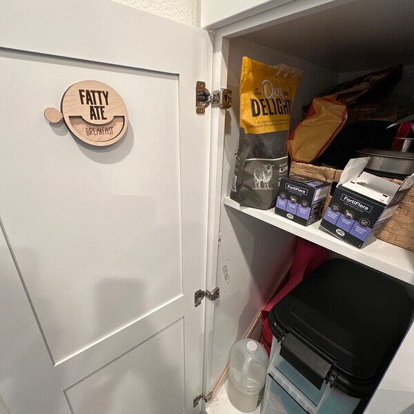 The Dog is Inside or Outside Reminder Sign Dog In/out Wooden Door ...