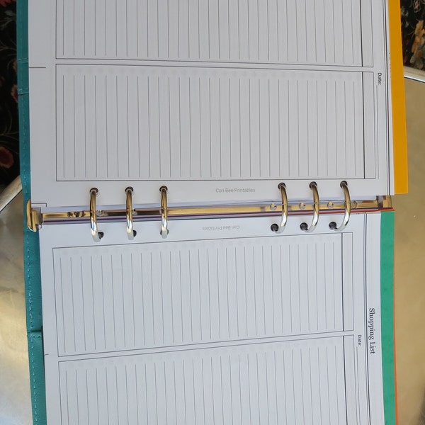 Happy Planner Printable Inserts, Classic Happy Planner Inserts, Planner ...