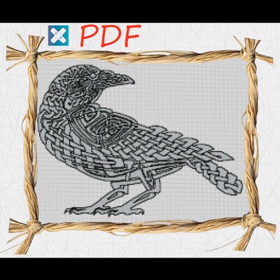 Werewolf Cross Stitch Pattern for Beginners Witch Embroidery Pattern ...