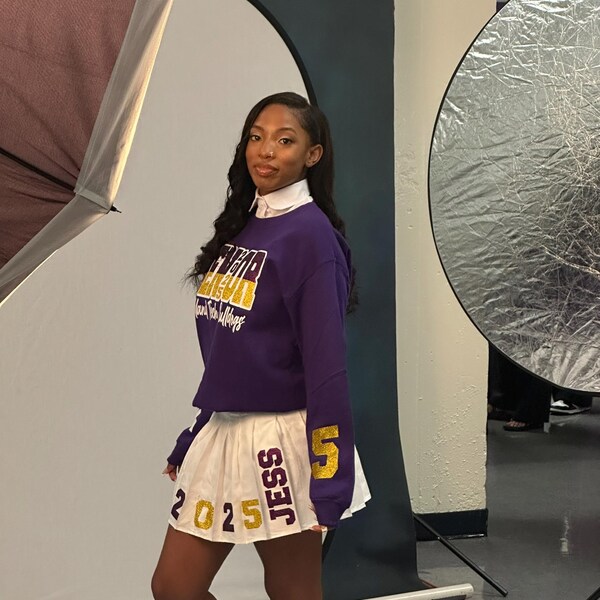 Personalized Graduation Senior Outfit/ Skirt and Sweatshirt Set/ Senior ...