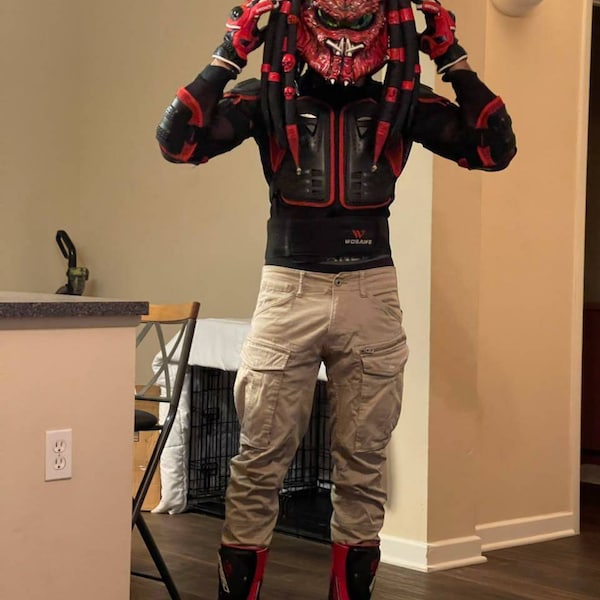 Predator Motorcycle Helmet. Predator Mask. Road Legal DOT&ECE Certified ...