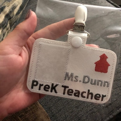 Pretend Play Teacher Badge Handmade Child Gift Educational Imagination ...