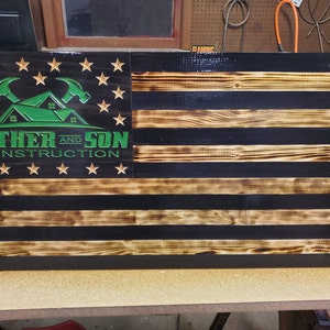 Custom Flag Unions. Laser Engraved Wood American Flag Union - Etsy