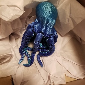 Fidget Marlin, 3D Printed Articulating Marlin Fish Flexi Fidget Toy for ...