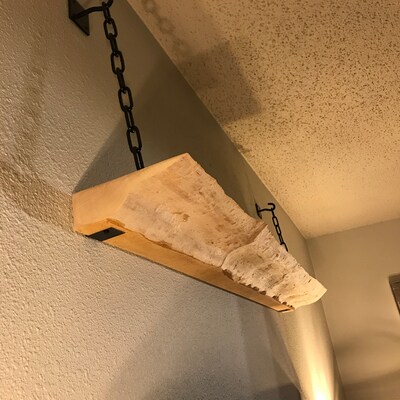 Set of 2 Unique Industrial Chain Shelving Brackets Various Lengths ...